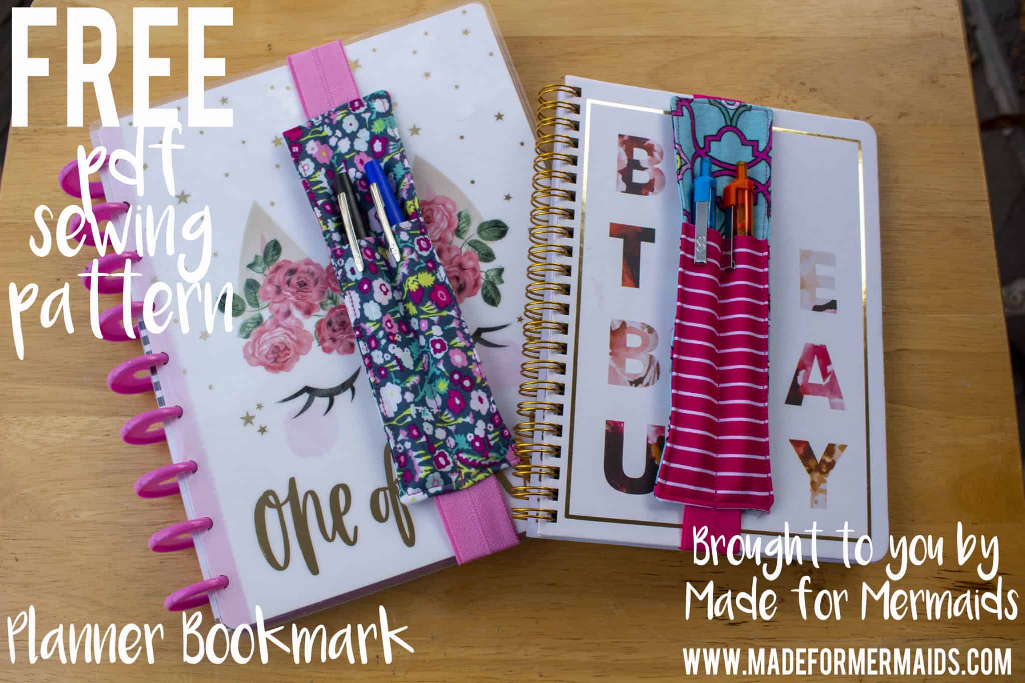 FREE Planner Bookmark Pattern